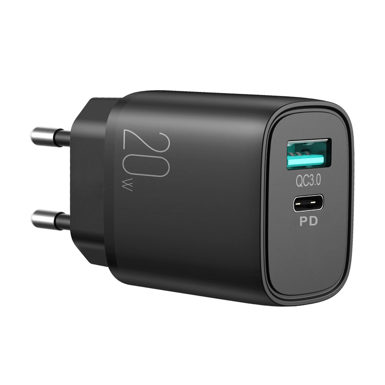 JOYROOM 20W Dual Port PD+QC3.0 Mini Fast Charger Adapter – Phonetive.pk