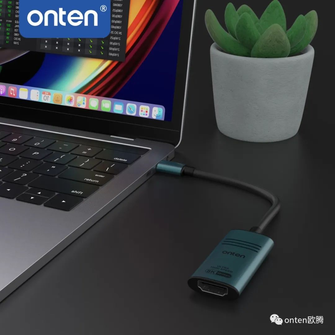 ONTEN USB C To HDMI 8K Adapter – Phonetive.pk